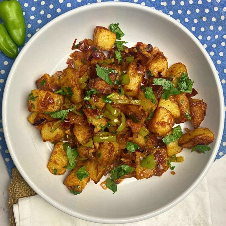 Dominican Potato Salad (Pink Potato Salad) | Tater Tales