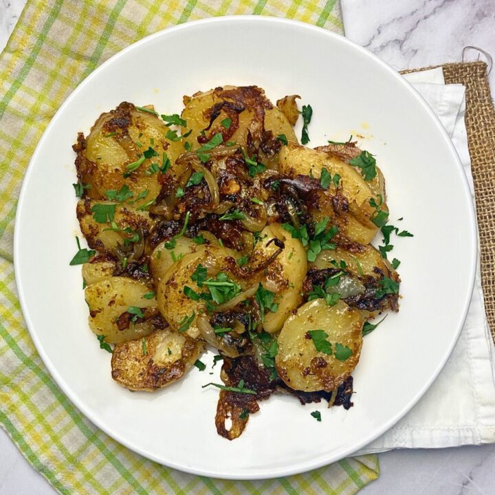 Dominican Potato Salad (Pink Potato Salad) | Tater Tales